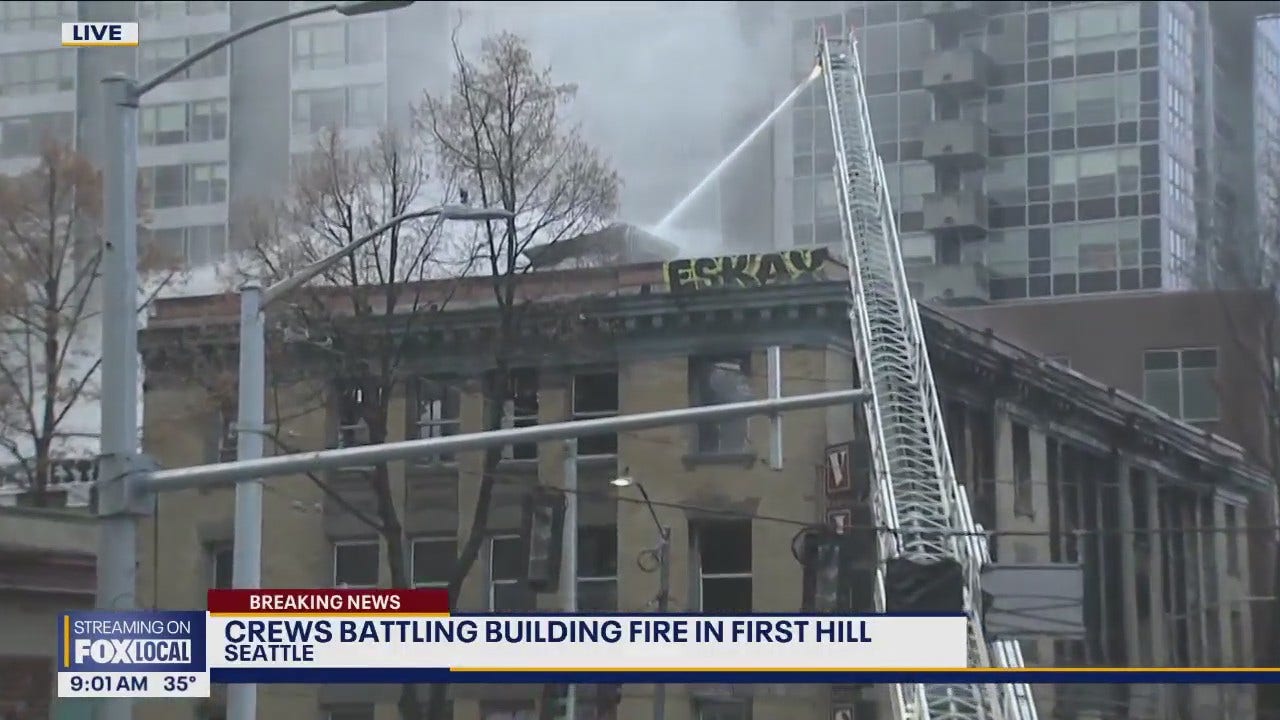 Crews battling building fire in Seattle's First Hill neighborhood | FOX ...