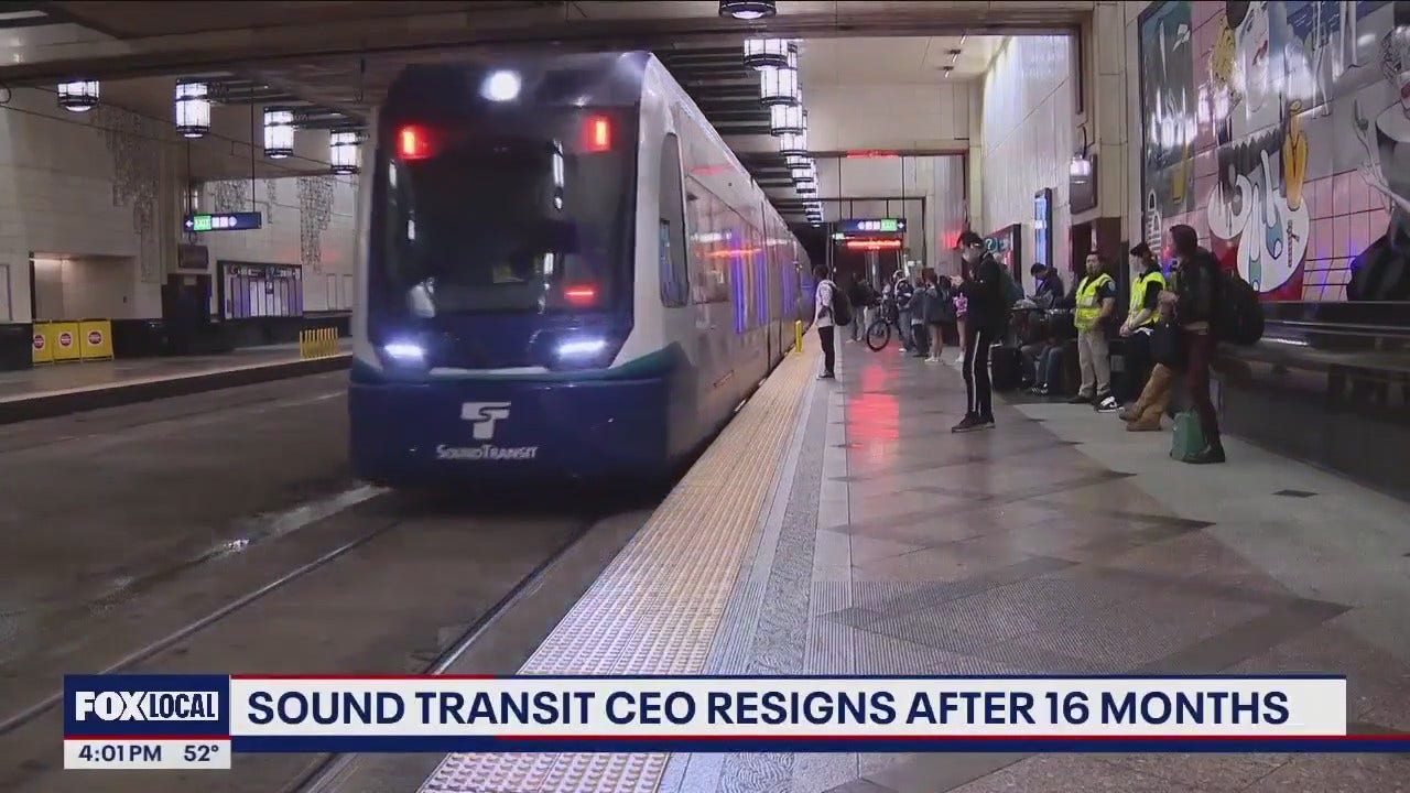 Sound Transit CEO resigns after 16 months | FOX 13 Seattle