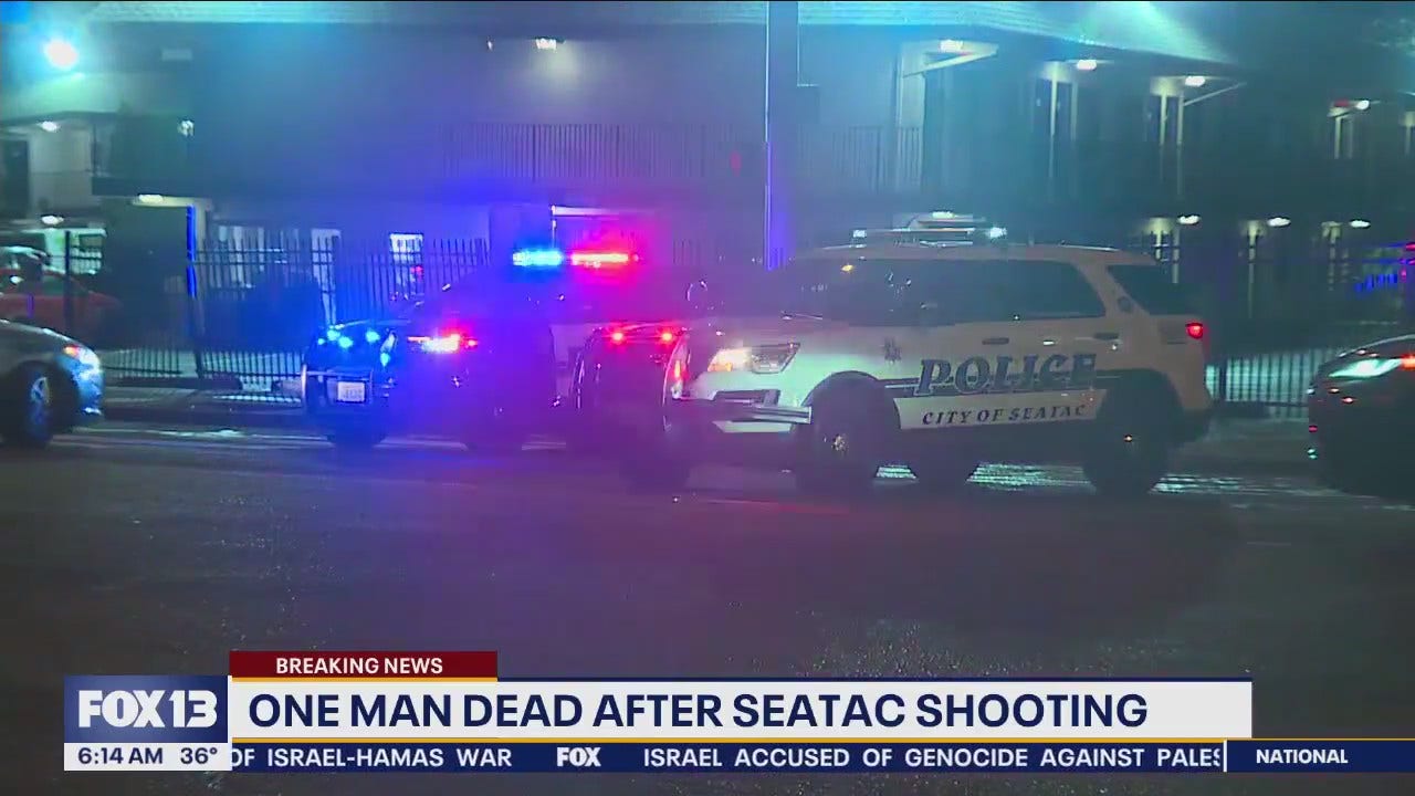 Man Dead After Seatac Shooting Fox 13 Seattle