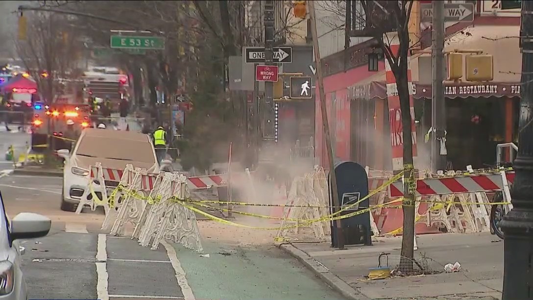 NYC ruptured steam pipe: No asbestos found | FOX 5 New York