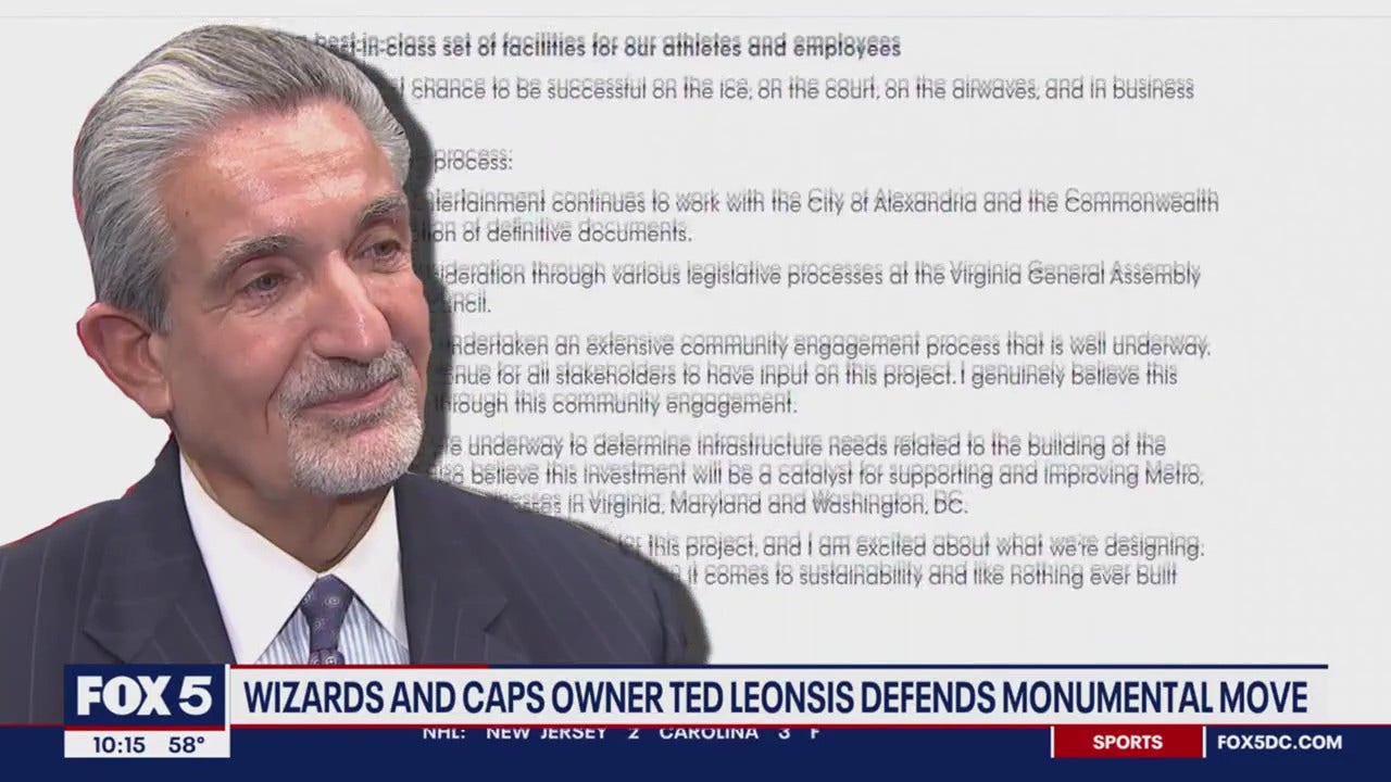 Monumental Sports owner Ted Leonsis defends Wizards, Caps move | FOX 5 DC