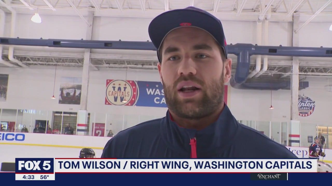 Washington Capitals' Tom Wilson surprises kids | FOX 5 DC