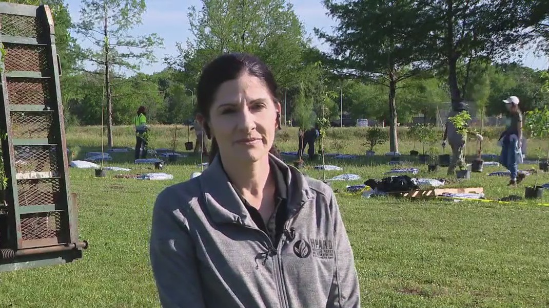 Tree planting at Watonga Park | FOX 26 Houston