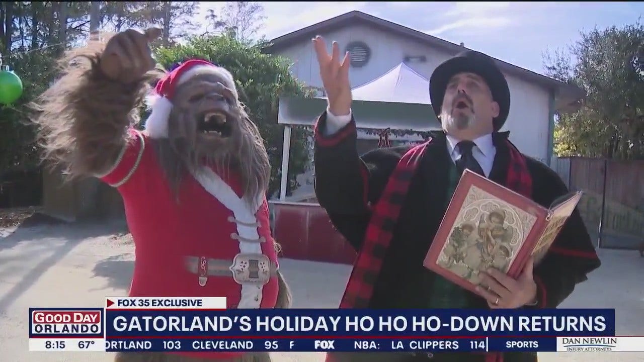 Gatorland's Holiday Ho Ho Ho-down returns | FOX 35 Orlando