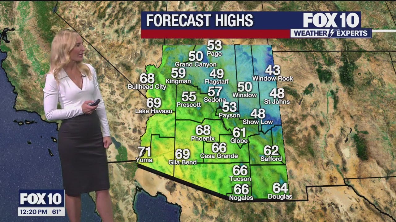 Noon Weather Forecast - 12/14/23 | FOX 10 Phoenix