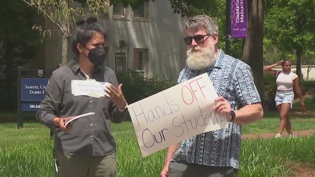 Emory students, faculty speak out against police | FOX 5 Atlanta