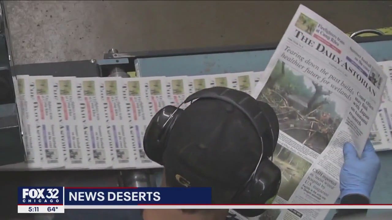 Northwestern: 'News deserts' are expanding | FOX 32 Chicago