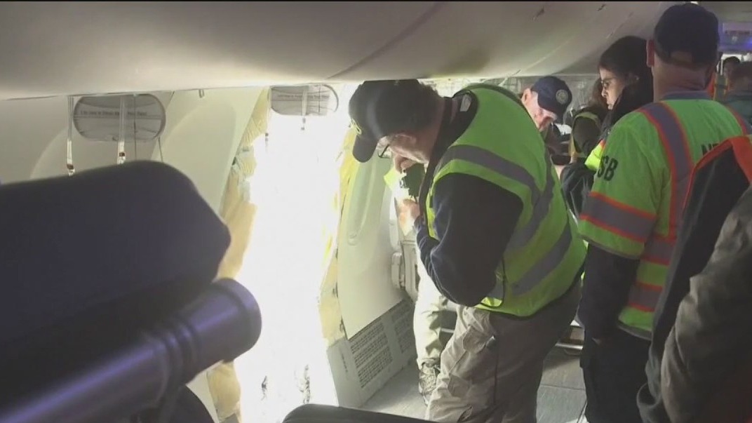NTSB investigation on Boeing 737 Max 9 revolves around door plug | KTVU ...