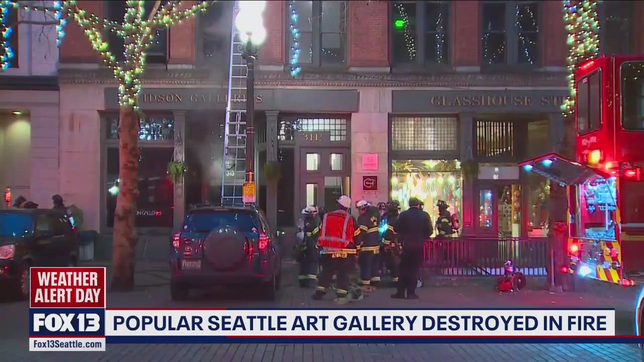 Popular Seattle art gallery destroyed in fire | FOX 13 Seattle