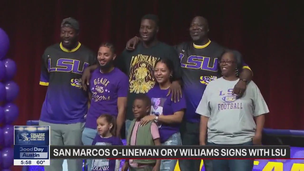 National Signing Day: Ory Williams to LSU | FOX 7 Austin