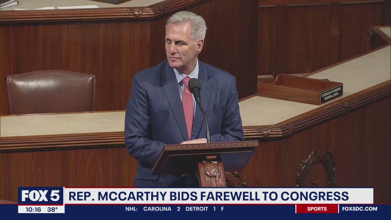 Rep. Kevin McCarthy bids farewell to Congress | FOX 5 DC