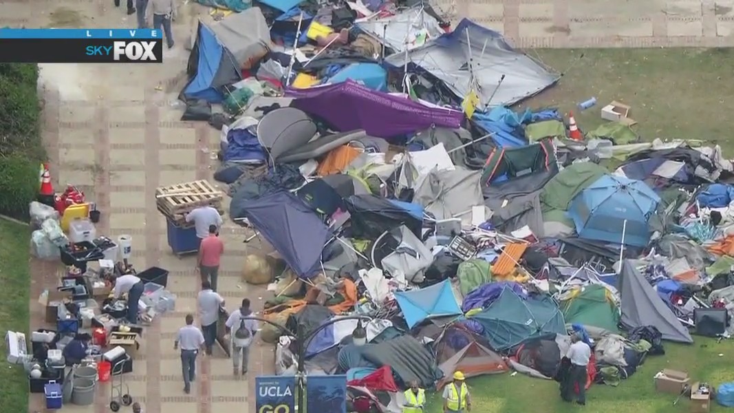Aftermath of UCLA encampment | FOX 11 Los Angeles