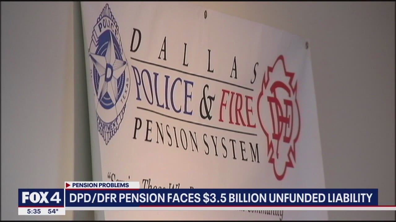 Dallas PD, Fire Pension has $3.5B unfunded liability | FOX 4 Dallas ...