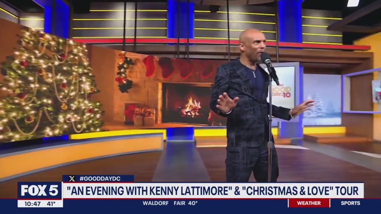 Singer Kenny Lattimore previews "Christmas & Love Tour" | FOX 5 DC
