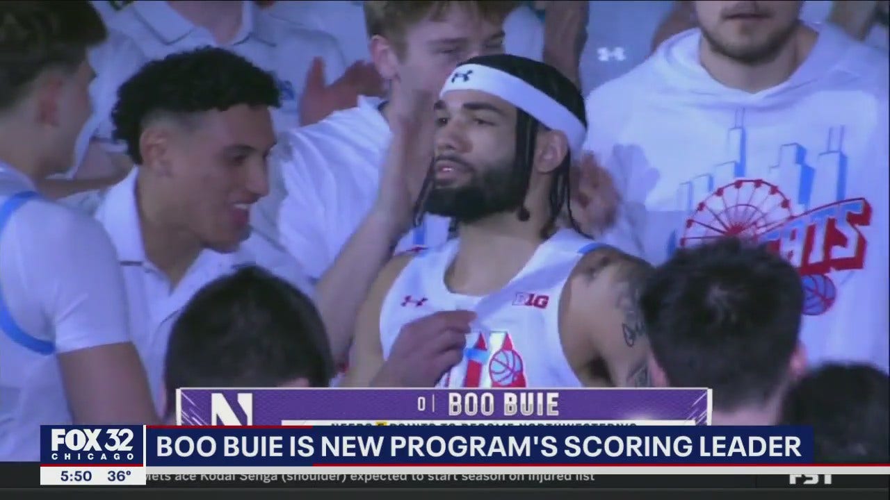 Boo Buie becomes Northwestern's all-time leading scorer vs. Michigan ...