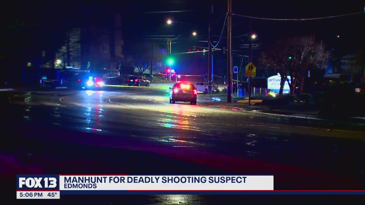 Police looking for suspect in deadly Edmonds shooting | FOX 13 Seattle