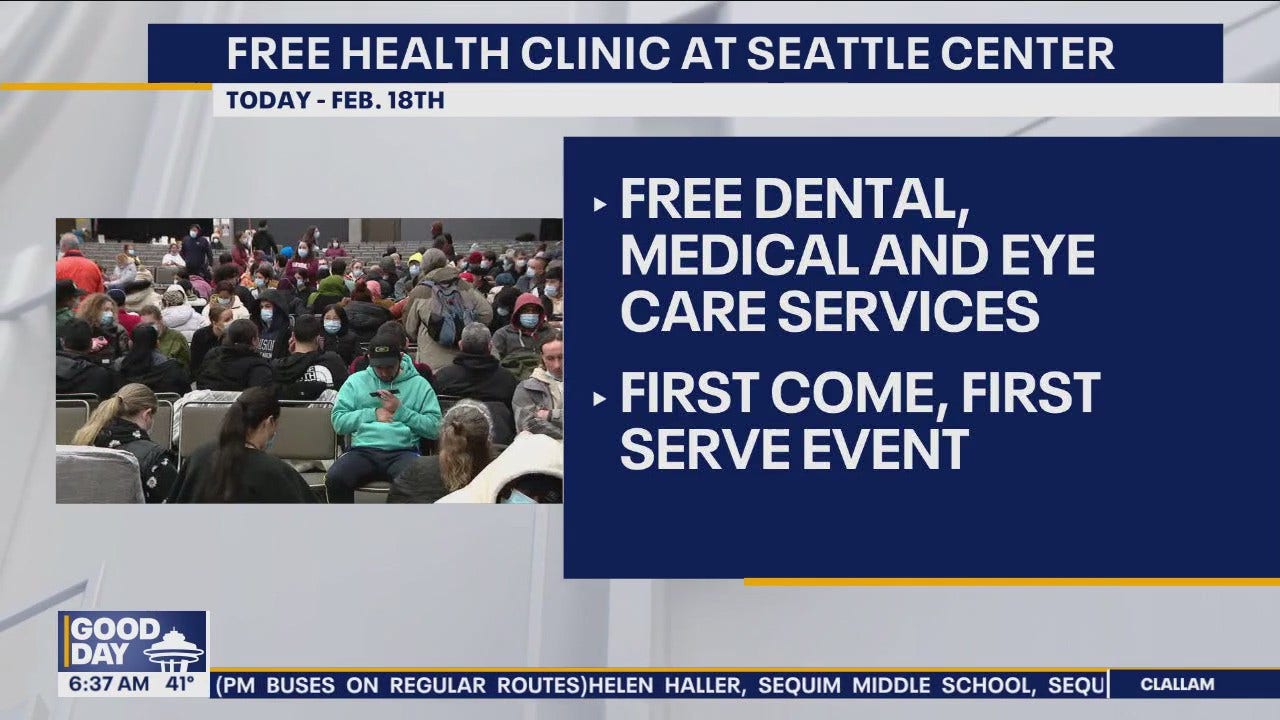 Free health clinic at Seattle Center | FOX 13 Seattle