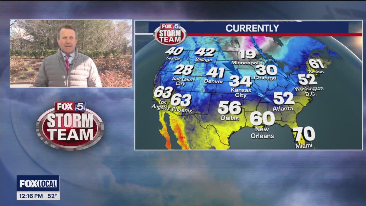 Monday midday weather forecast | FOX 5 Atlanta