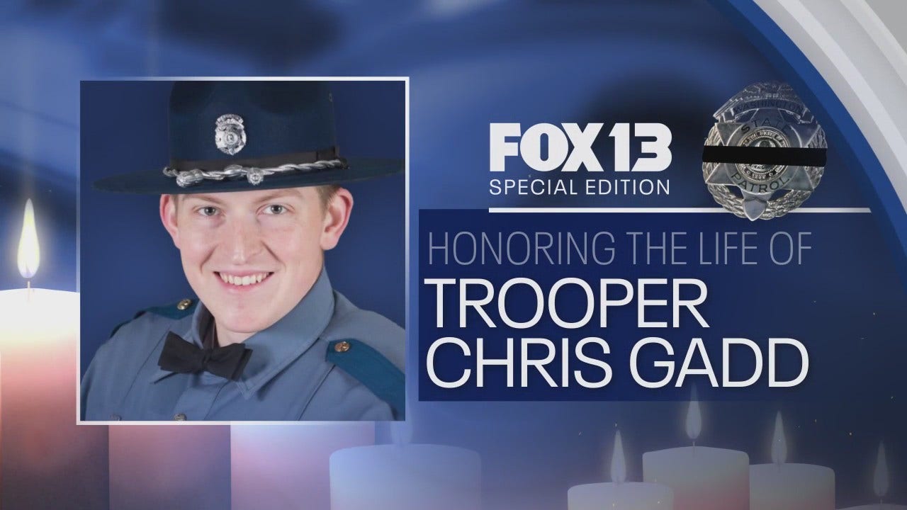 Honoring life of Trooper Christopher Gadd | FOX 13 Seattle