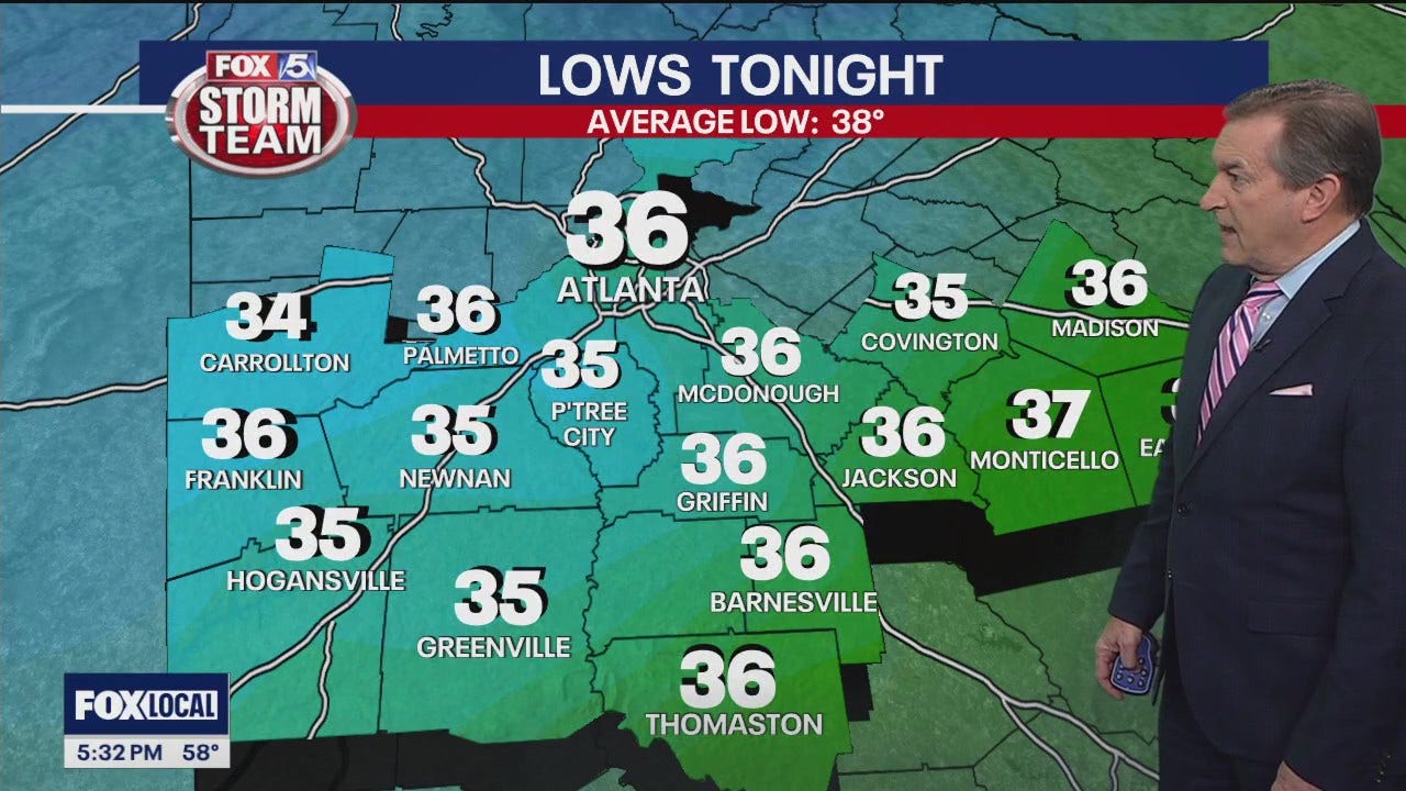 Wednesday evening weather forecast | FOX 5 Atlanta