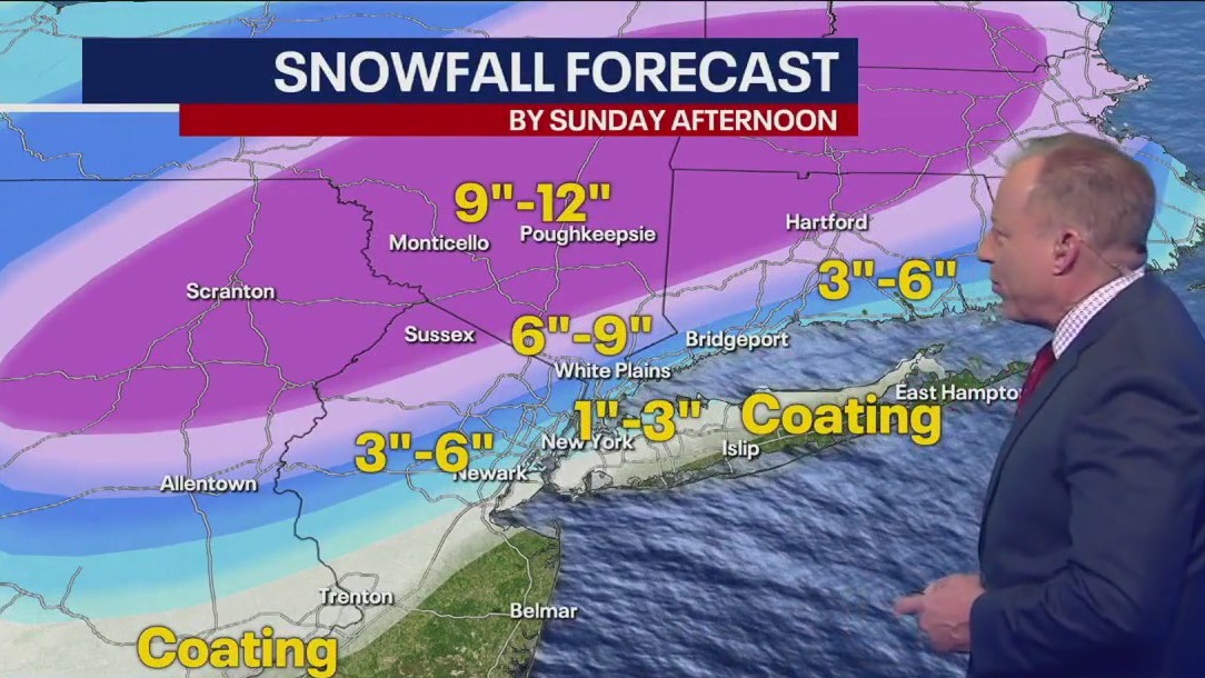 Winter storm watches in effect across region | FOX 5 New York