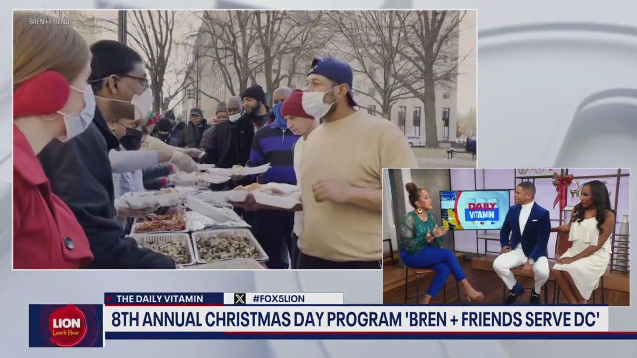 8th Annual Christmas Day Program 'Bren + Friends Serve DC' | FOX 5 DC