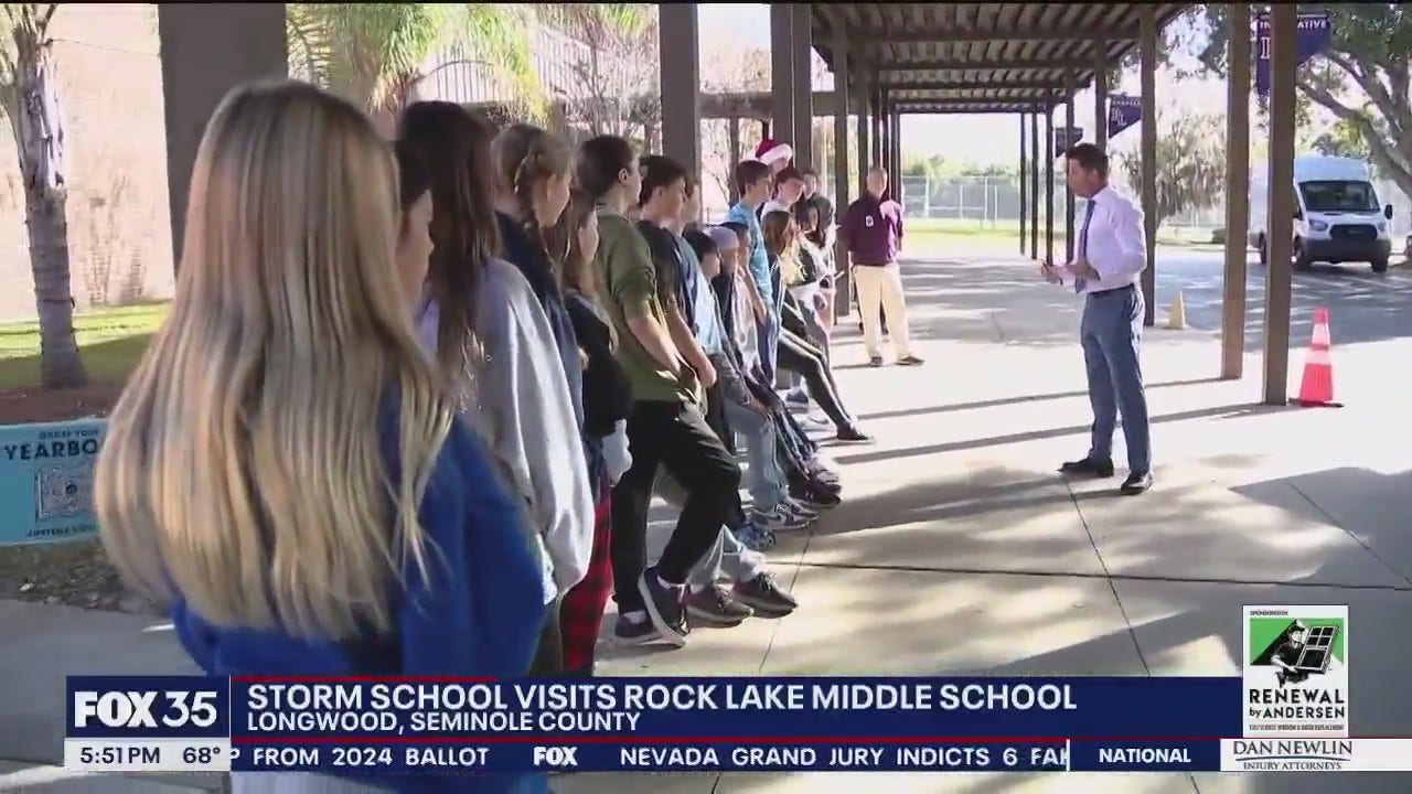 Storm School: Rock Lake Middle School | FOX 51 Gainesville