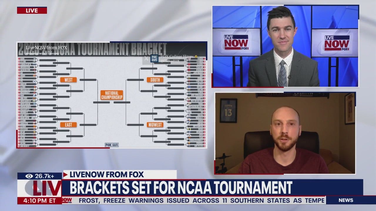 Brackets set for NCAA Tournament | LiveNOW from FOX