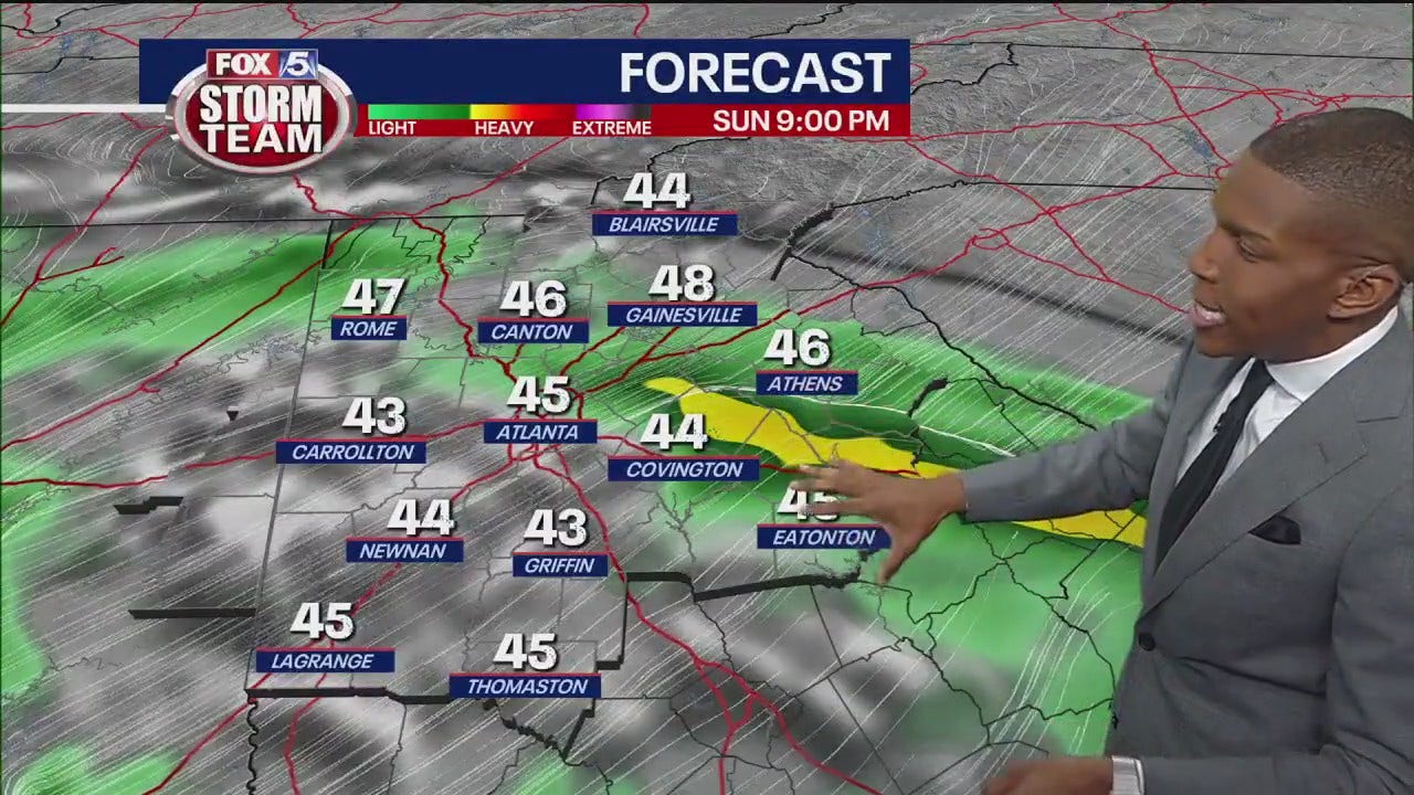 Sunday weather forecast | FOX 5 Atlanta