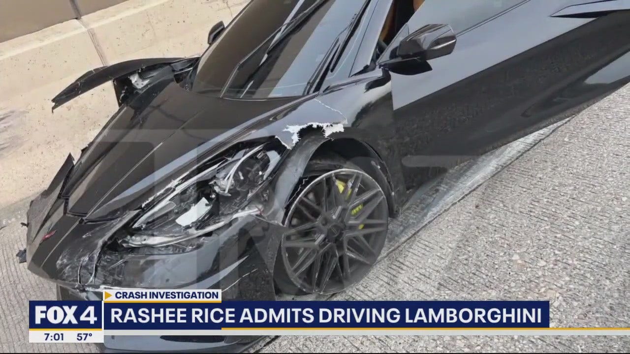 Attorney says Rashee Rice was driving Lamborghini | FOX 4 Dallas-Fort Worth