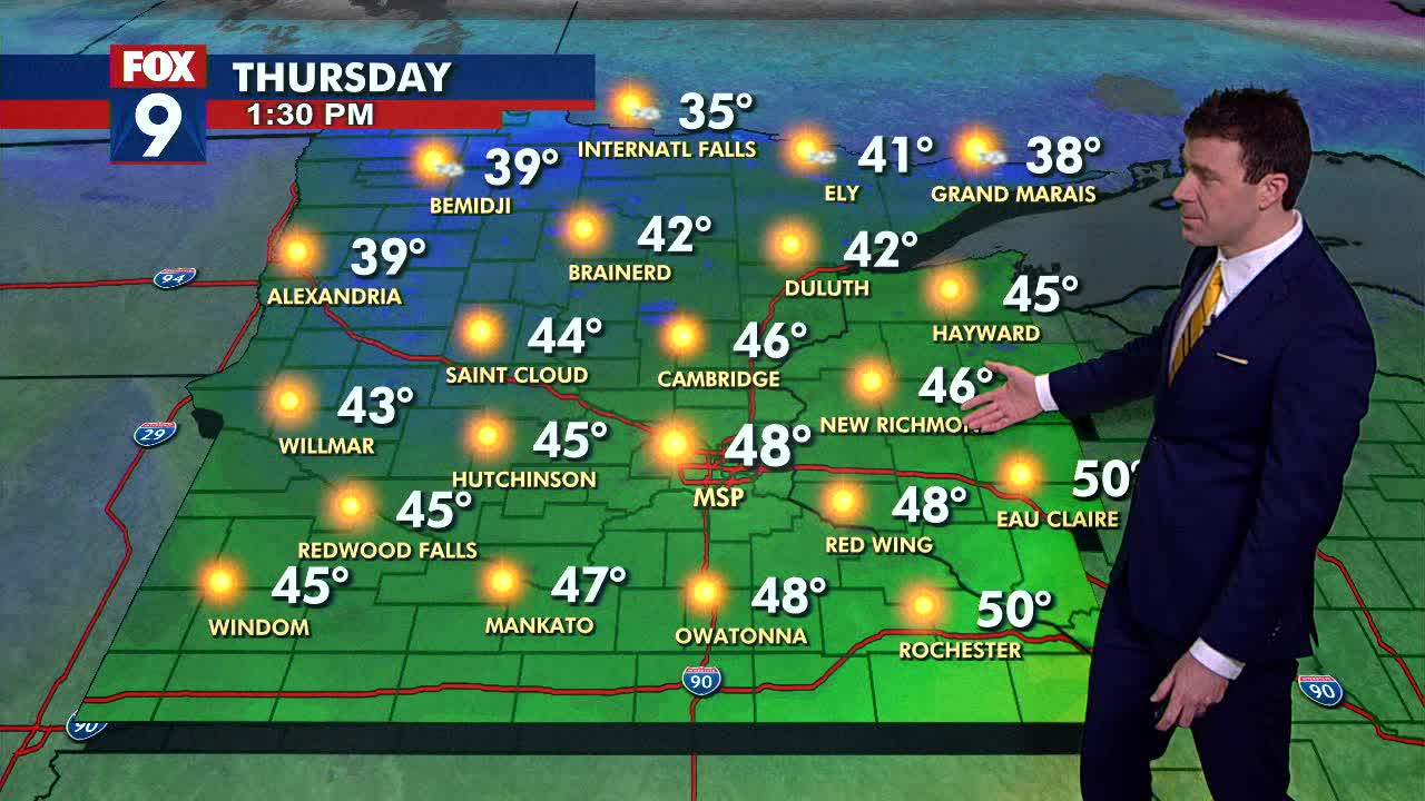 MN weather: Mild Thursday, chilly Friday | FOX 9 Minneapolis-St. Paul