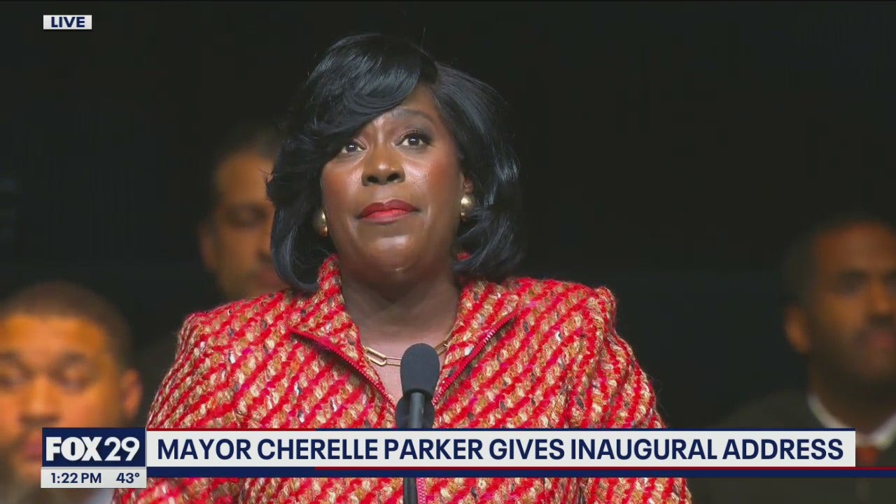 Cherelle Parker delivers inaugural address as Philadelphia mayor | FOX ...