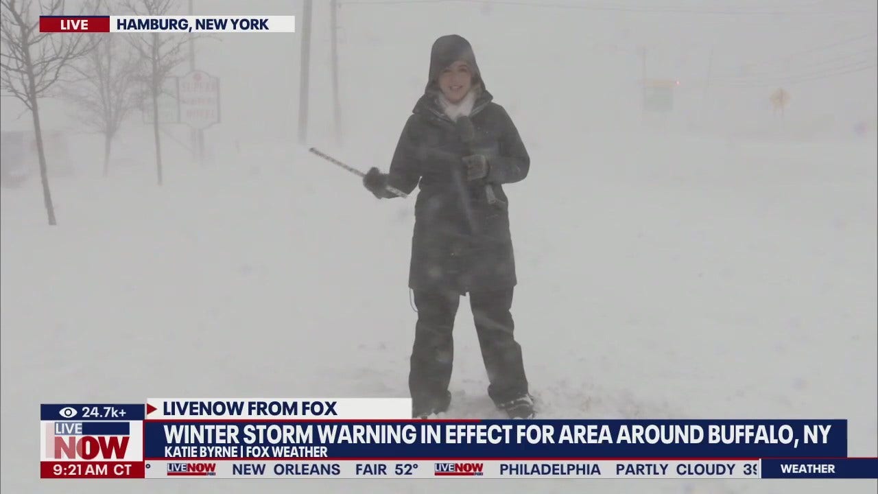 Heavy snowfall across Buffalo, NY area | LiveNOW from FOX