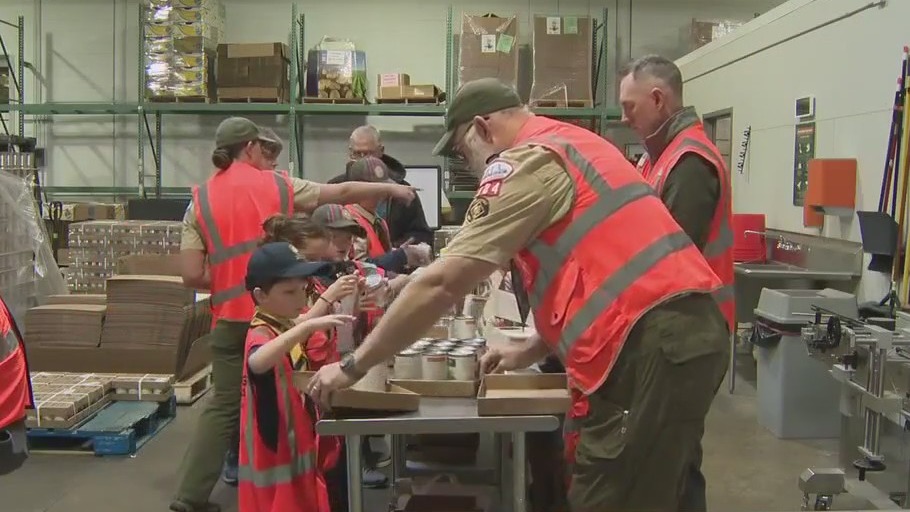 Feeding America, Boy Scout food drive prep | FOX6 Milwaukee