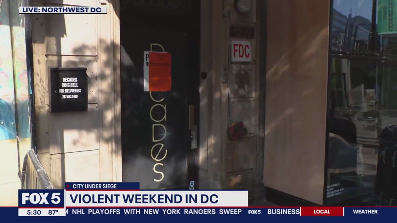 Weekend Of Violence Dc Police Investigating 2 Shootings 1 Fatal