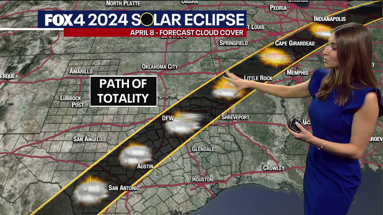 Eclipse Weather Forecast: North Texas cloud impact | FOX 4 Dallas-Fort ...