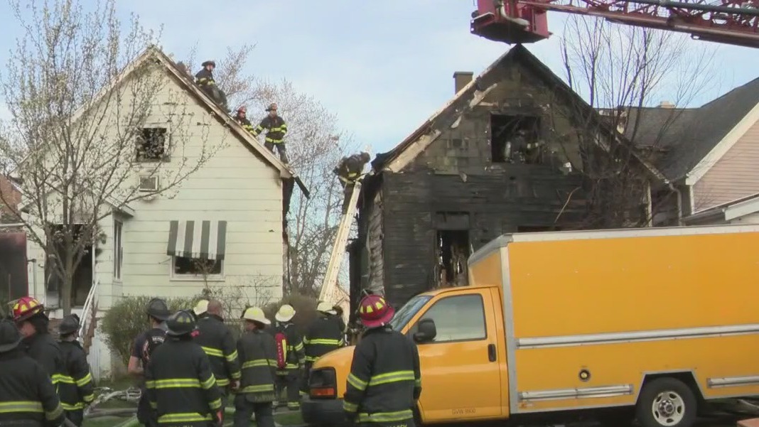 Firefighter burned, heading home from hospital | FOX6 Milwaukee