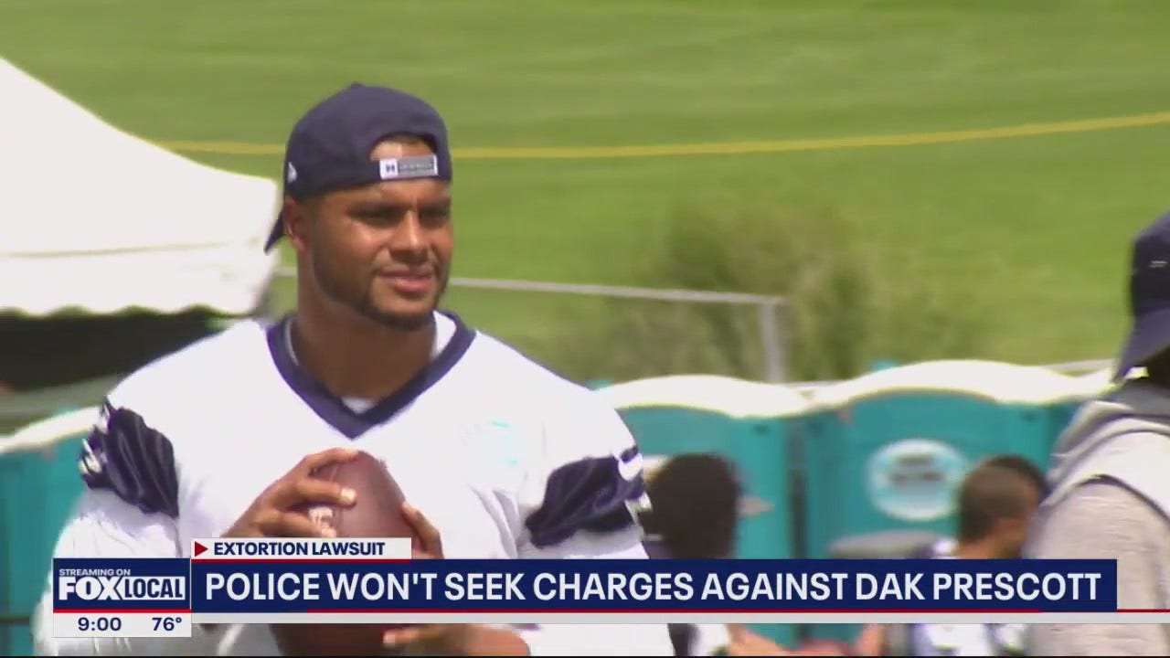 Police won't seek charges against Dak Prescott | FOX 4 Dallas-Fort Worth