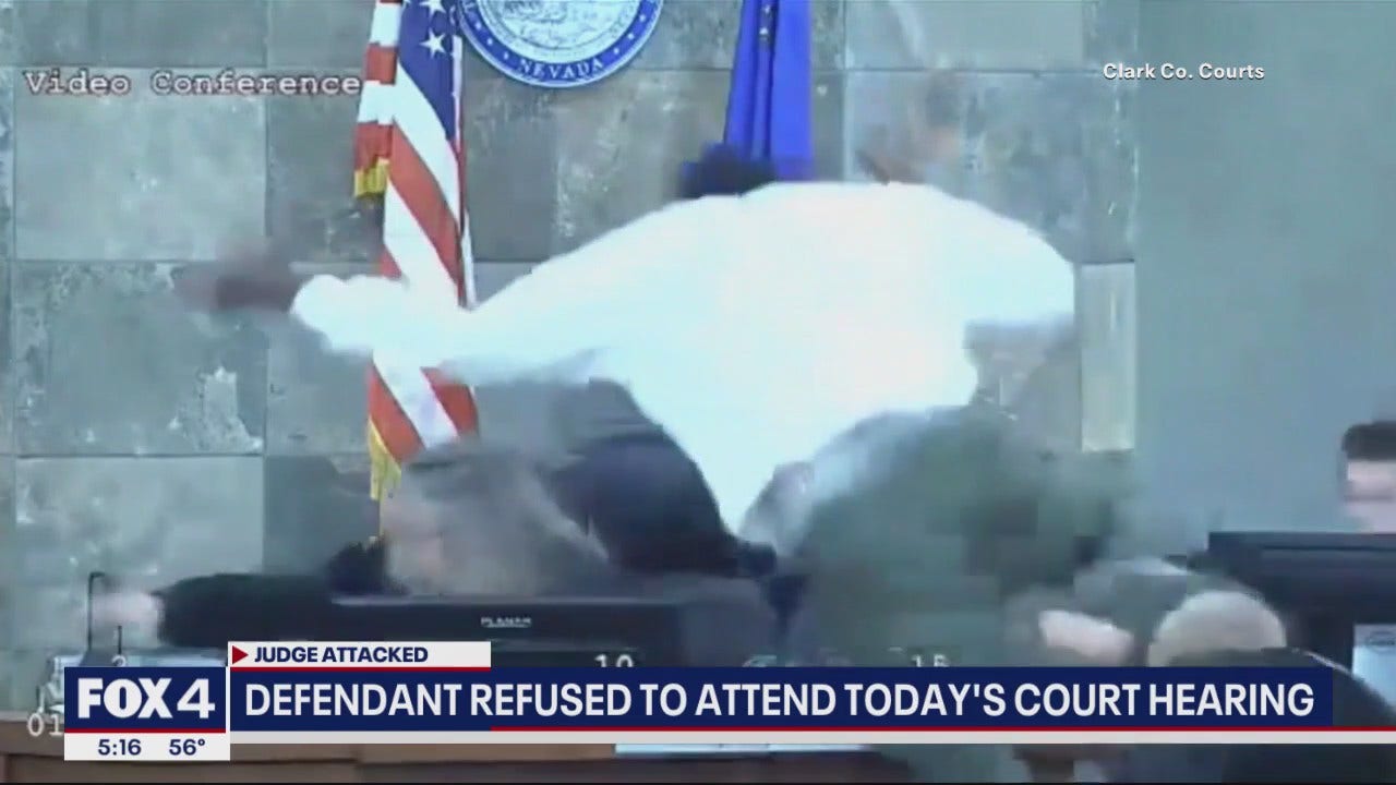 Judge attacked in Nevada court | FOX 4 Dallas-Fort Worth