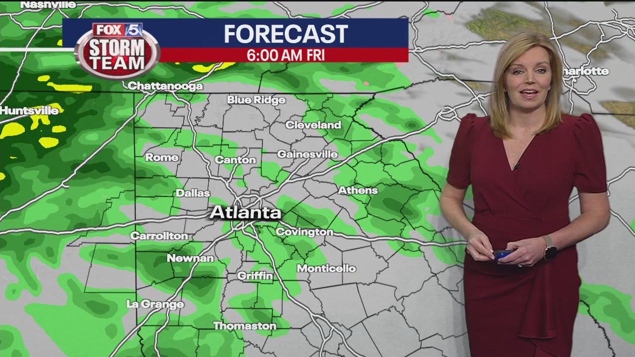 Friday morning weather forecast | FOX 5 Atlanta