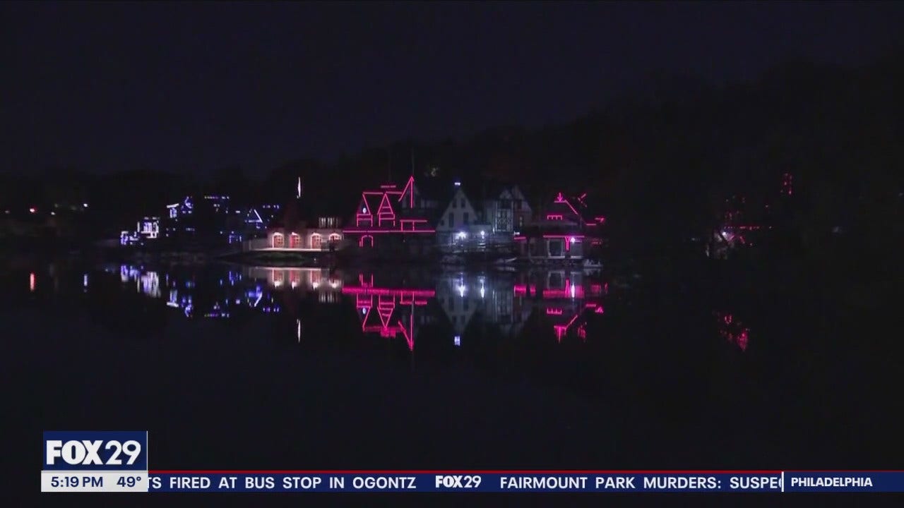 Boathouse Row lights preview ahead of iconic Philly landmark relighting ...