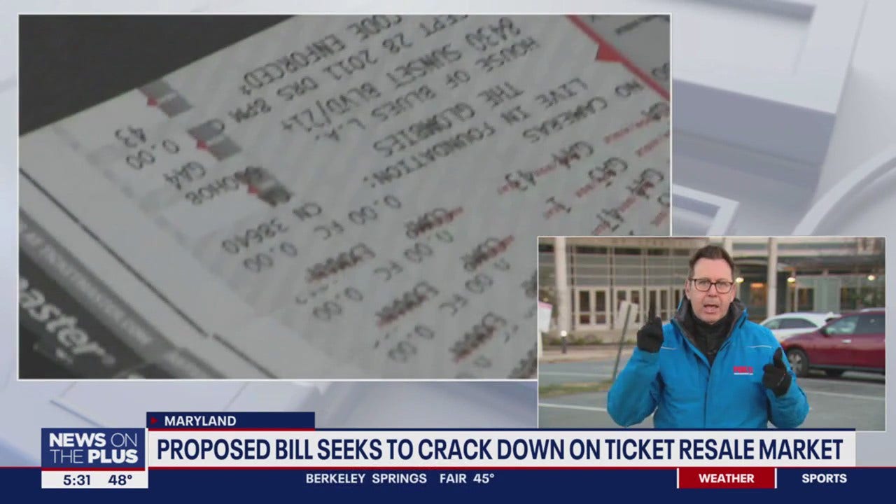 New bill in Maryland seeks to crack down on ticket resale market | FOX 5 DC