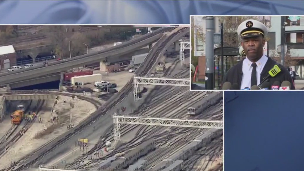 Chicago fire officials give update on CTA train crash that left 23 ...