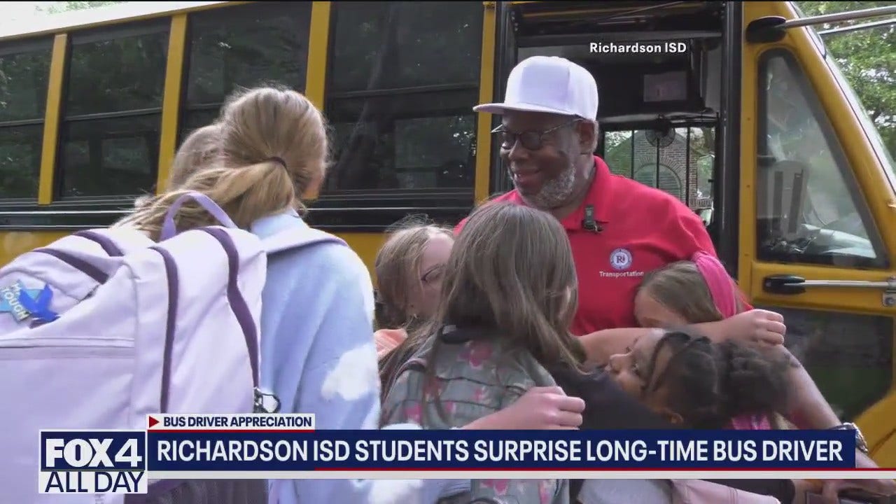Richardson bus driver surprised by students | FOX 4 Dallas-Fort Worth