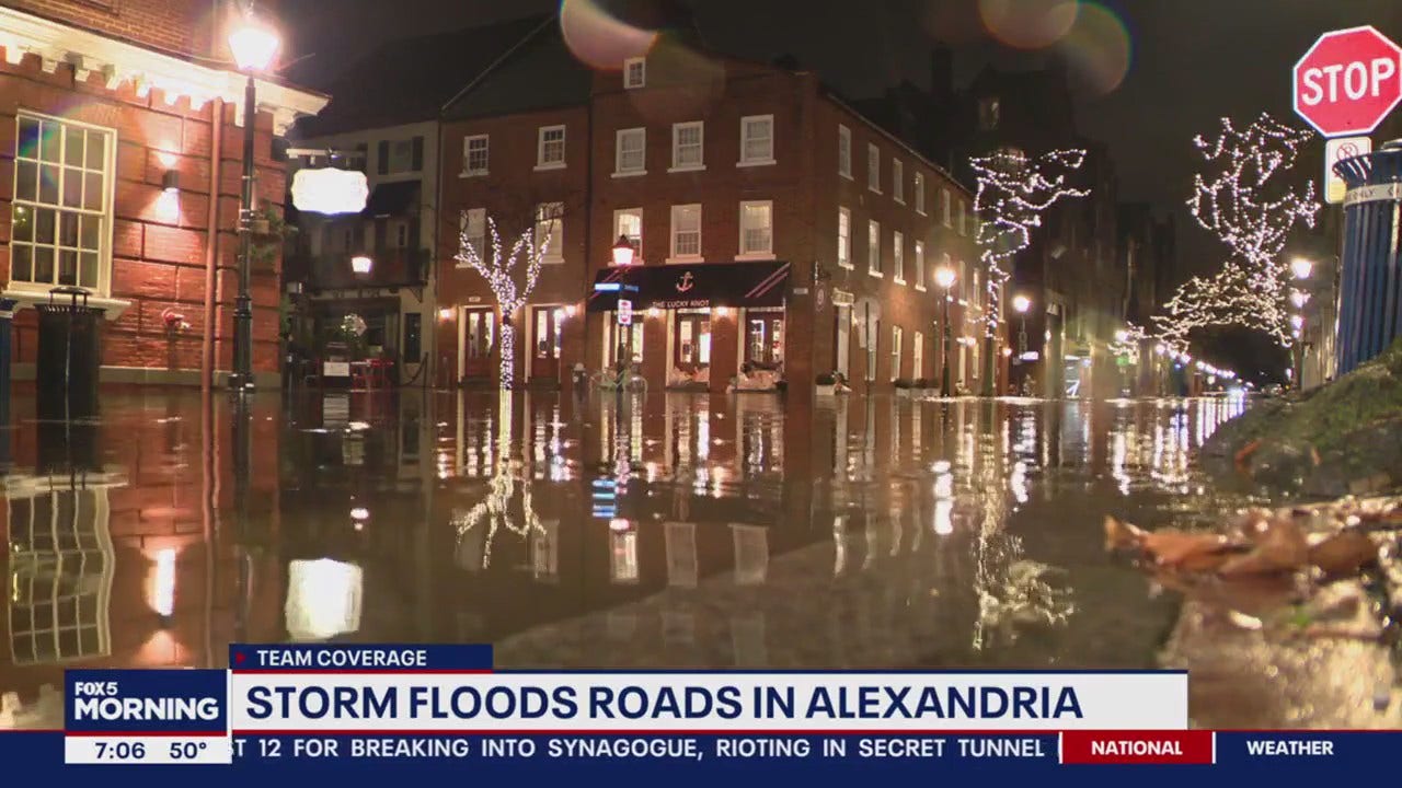 Old Town Alexandria cleans up after storm brings flooding | FOX 5 DC