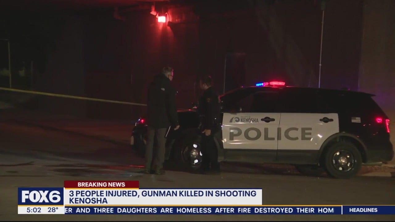 Kenosha Shooting Suspected Gunman Dead 3 Taken To Hospital