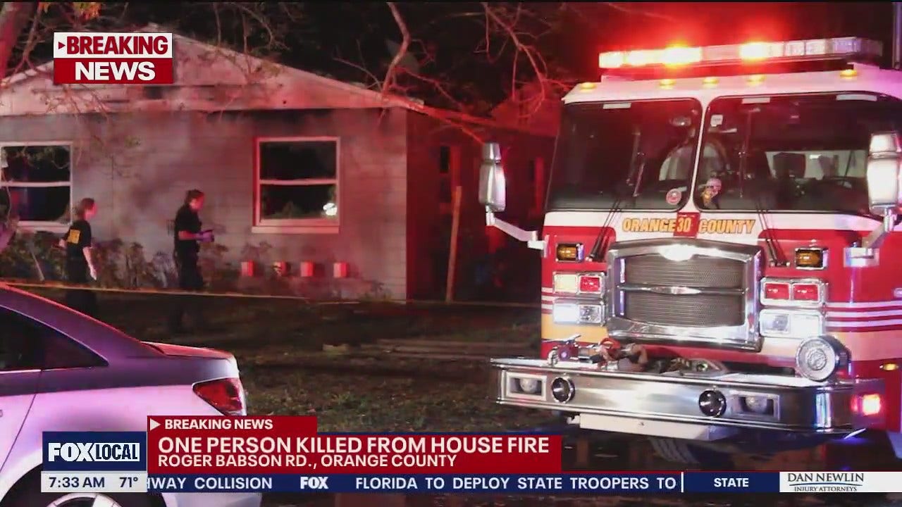 One dead after house fire in Orange County, firefighters say | FOX 35 ...