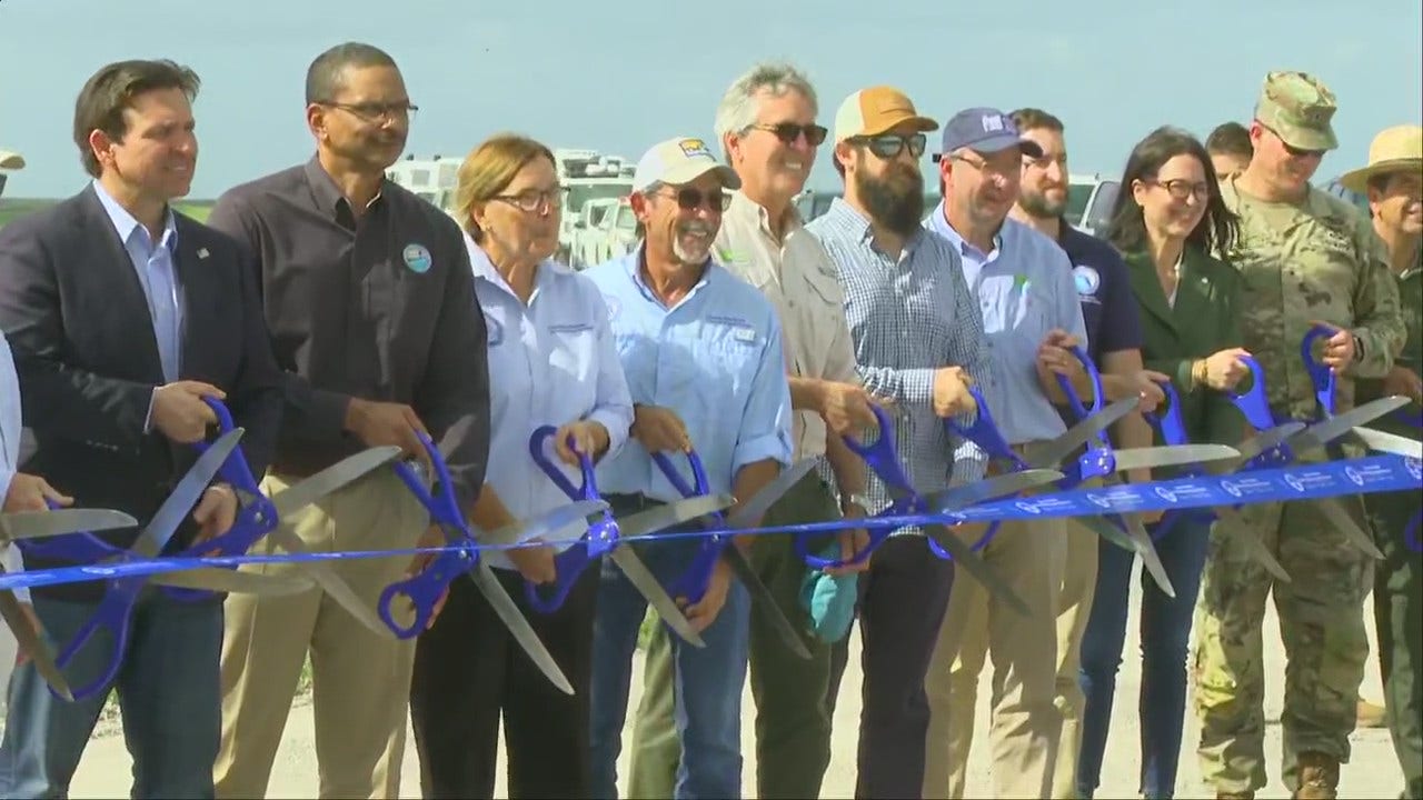 WATCH: Gov. Ron DeSantis speaks at Everglades restoration project | FOX ...