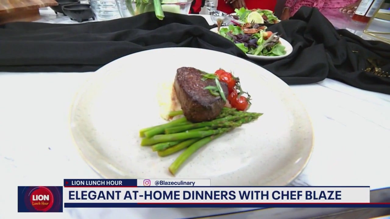 Cooking elegant dinners at home with Chef Blaze | FOX 5 DC
