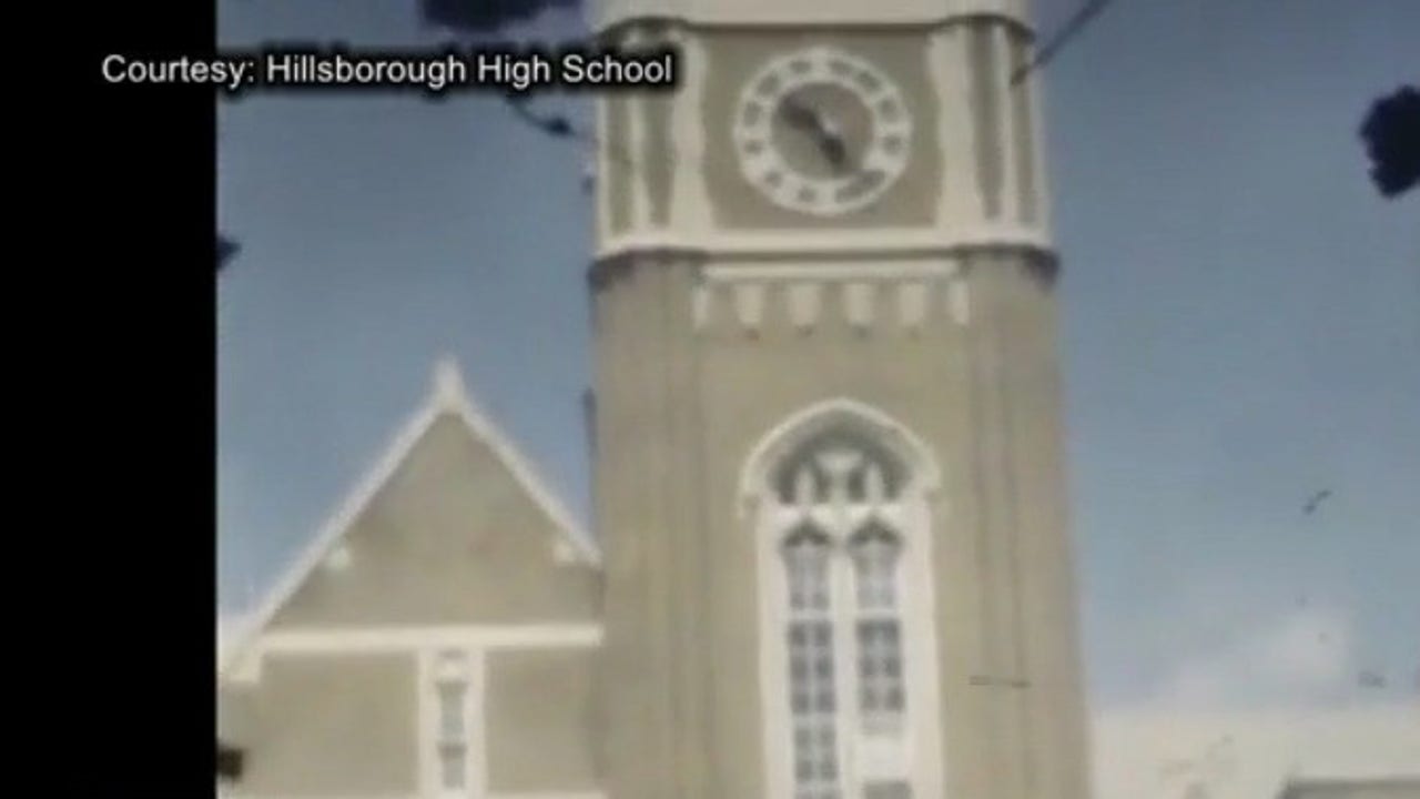 Historic clock at Hillsborough High School gets makeover | FOX 13 Tampa Bay